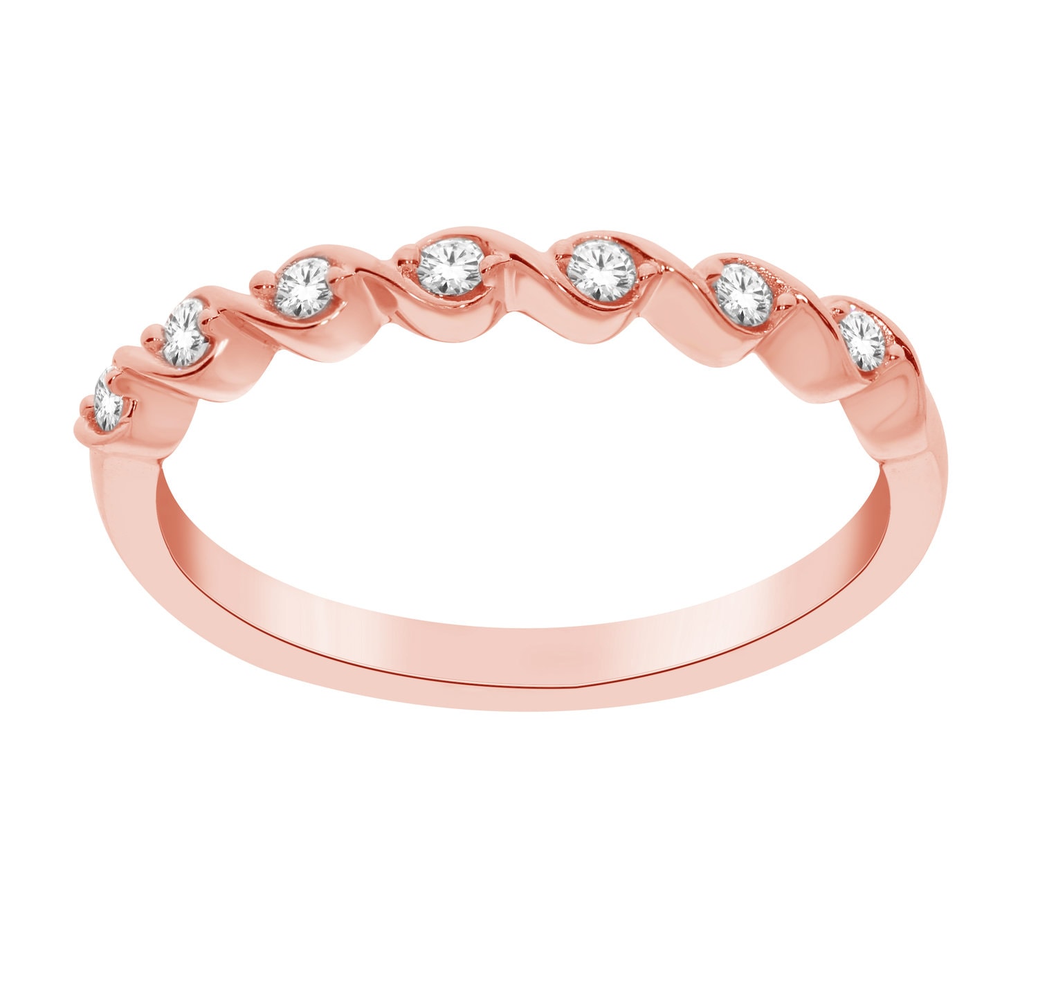 Fancy Rose Gold Diamond Ring - Knights The Jewellers Online Jewellery Store