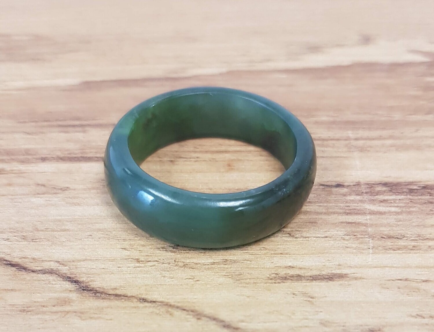 Greenstone Wedding Band Wide Size Medium - Knights The Jewellers Online ...