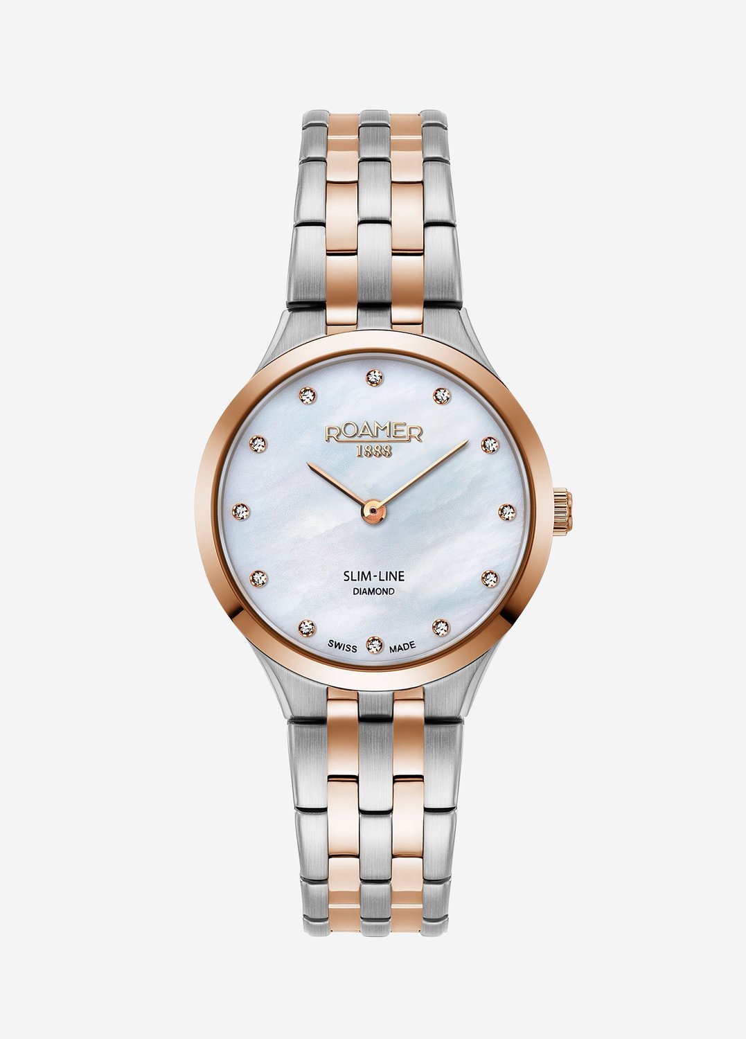 Romer Tone Rose And Silver Watch - Knights The Jewellers Online ...