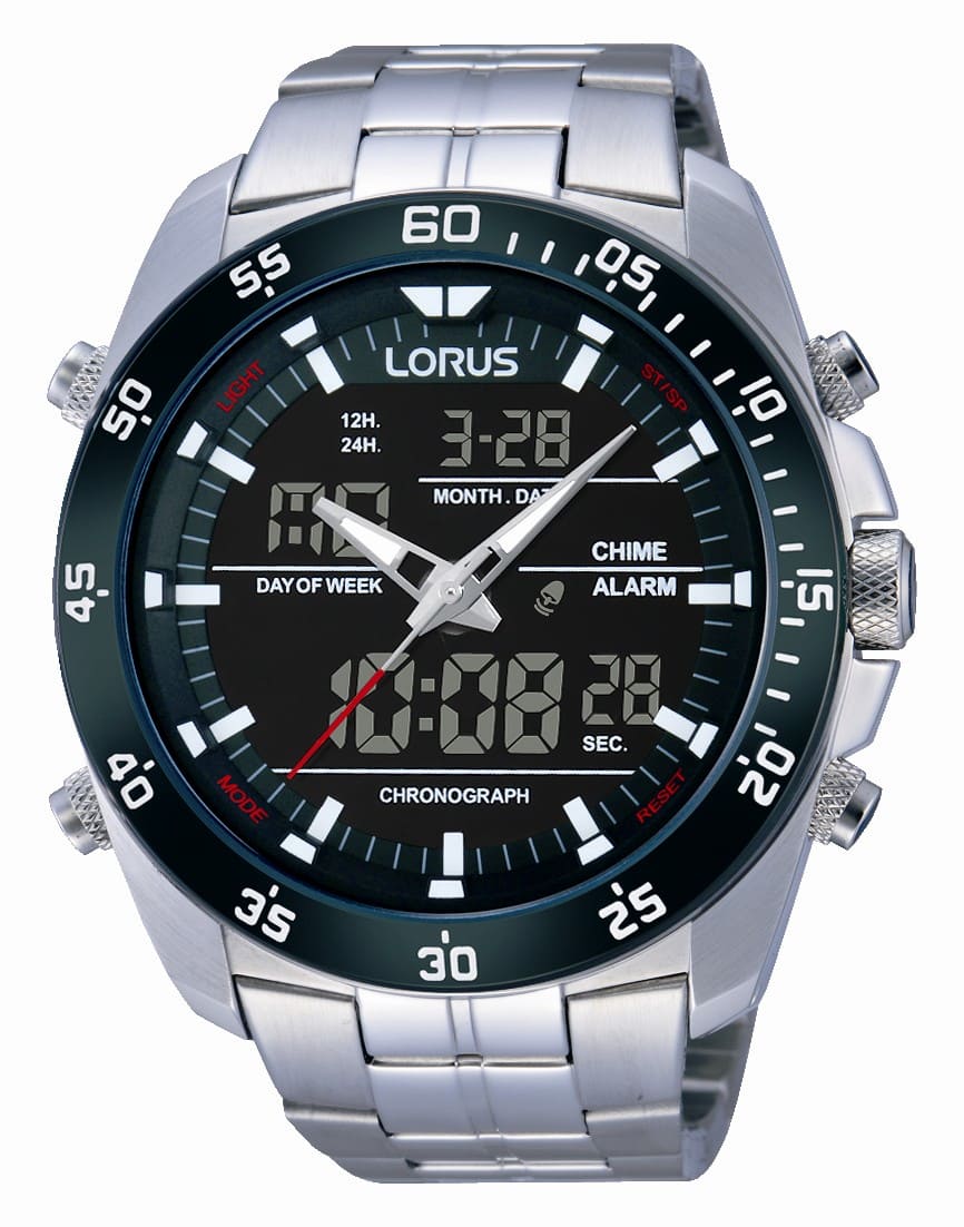 Gents Analogue and Digital 100mtr Watch - Knights The Jewellers Online ...