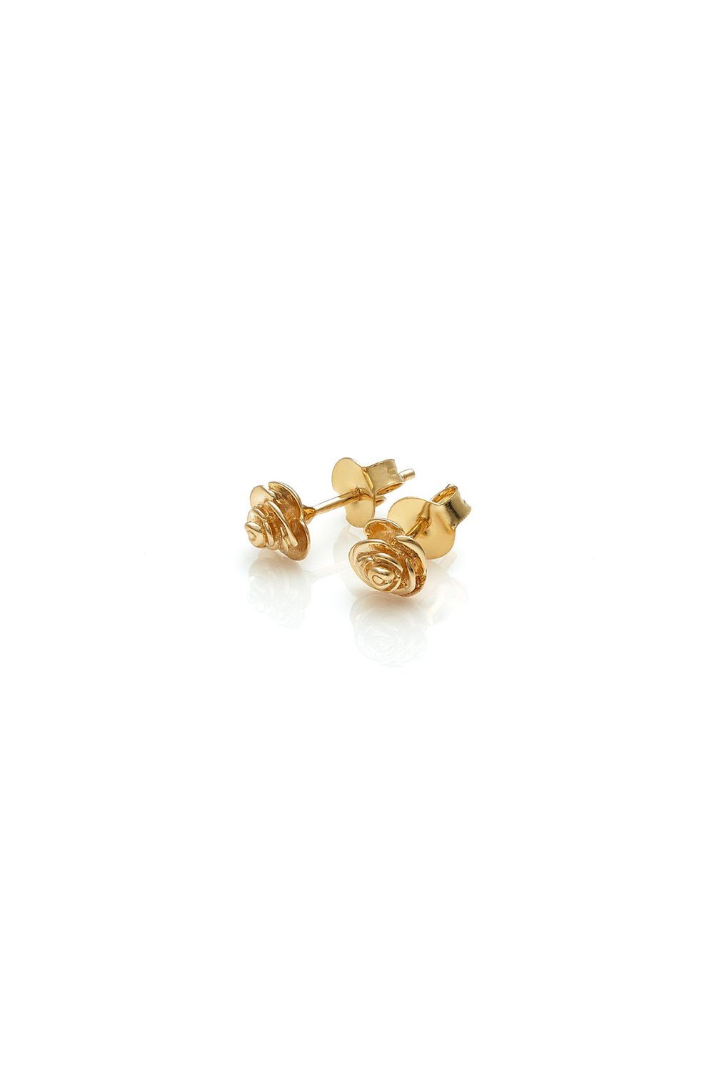 Gold Plated Rose Bud Earring - Knights The Jewellers Online Jewellery Store