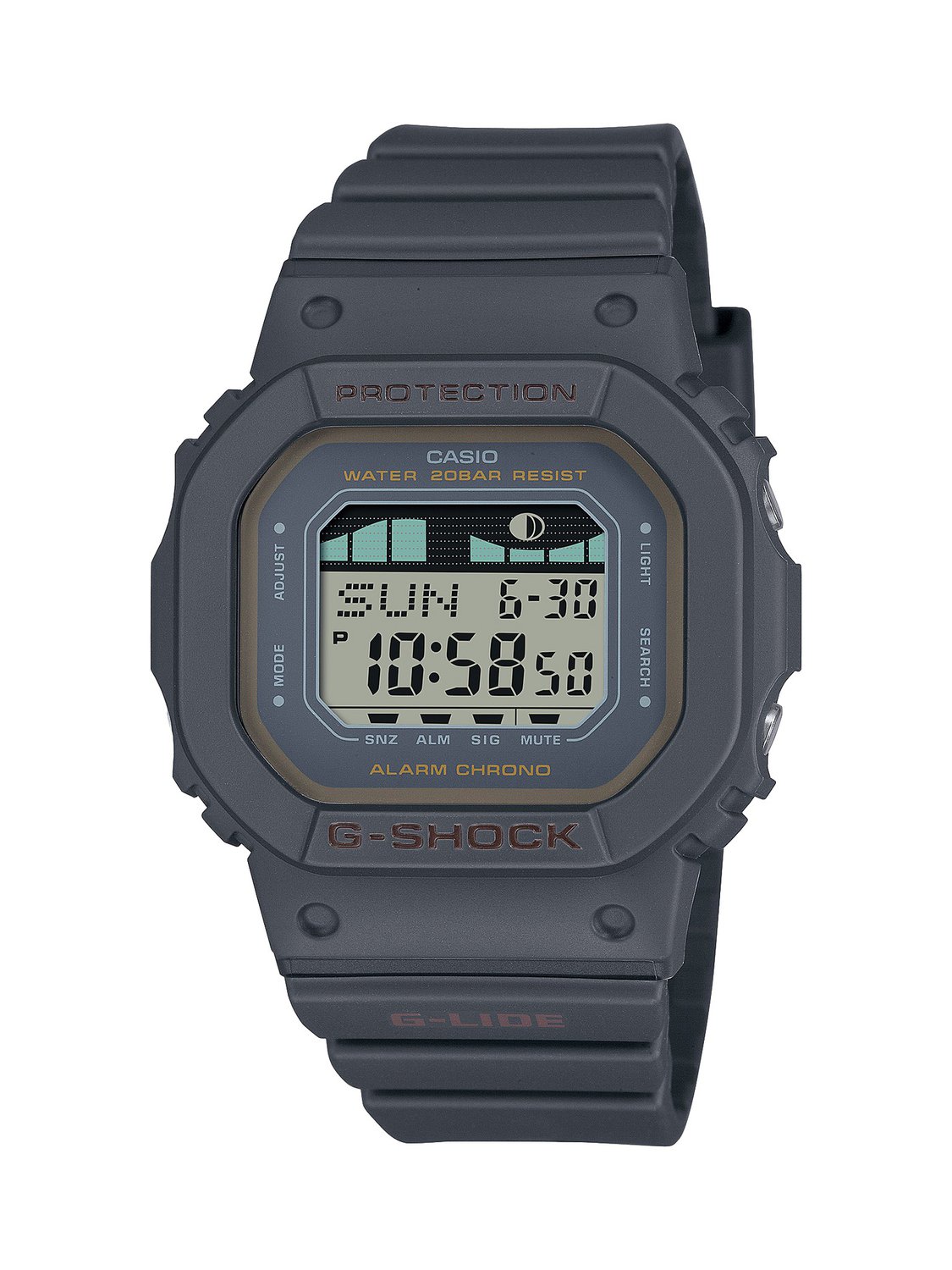 G-Shock Square Digital Watch with Tide Graph - Knights The Jewellers ...