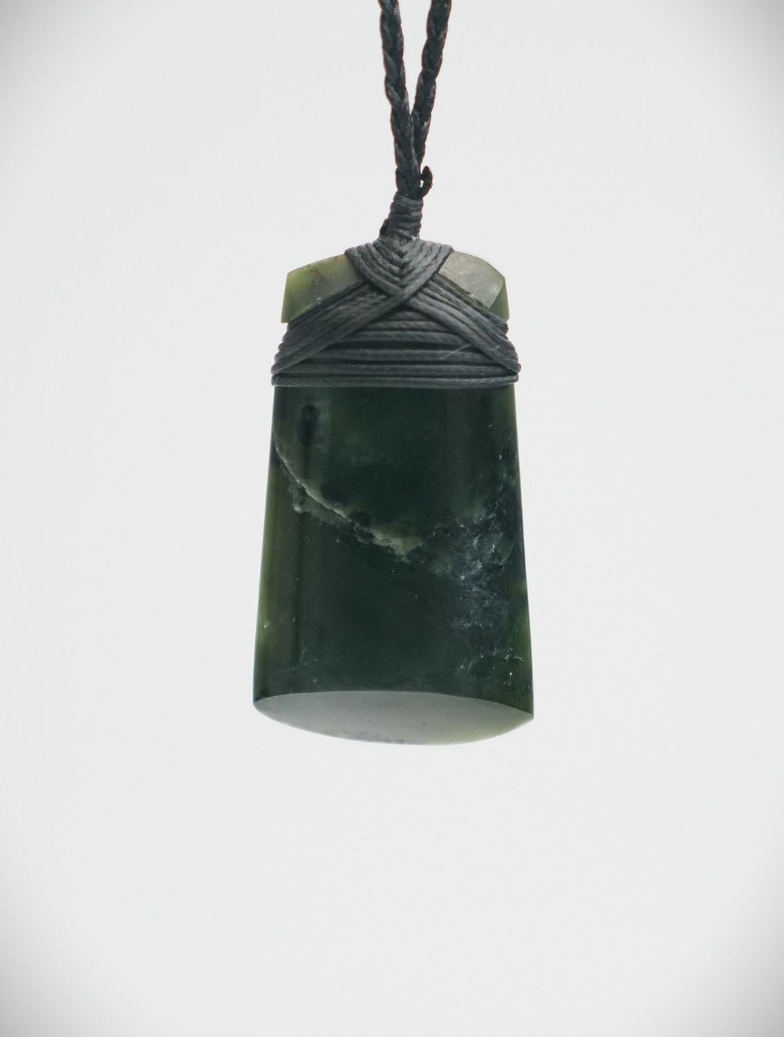 Greenstone Toki Pendant 5.5 x 3cm medium smooth - Knights The Jewellers ...